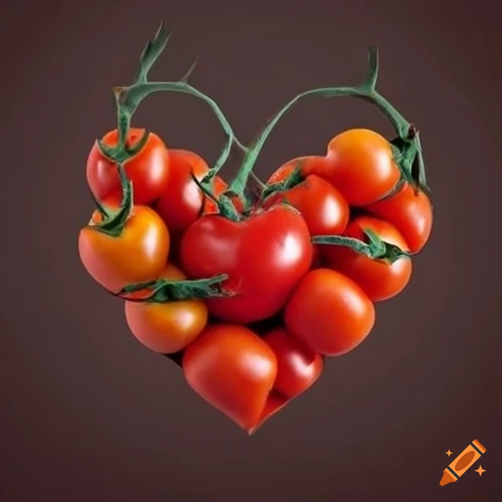 Heart-shaped cherry tomatoes