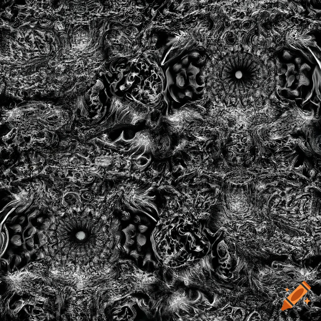 Abstract black and white texture