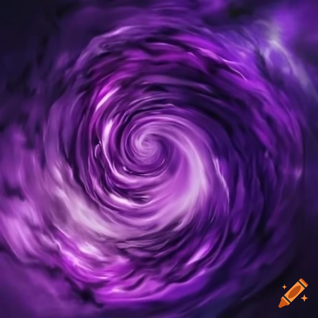 Swirly purple mystical portal on Craiyon