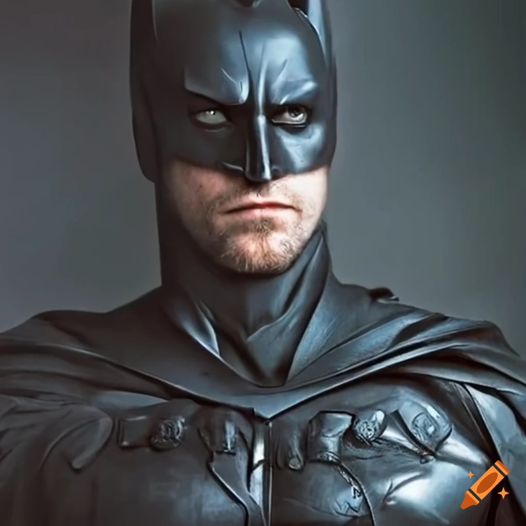 Fusion of christian bale and robert pattinson as batman