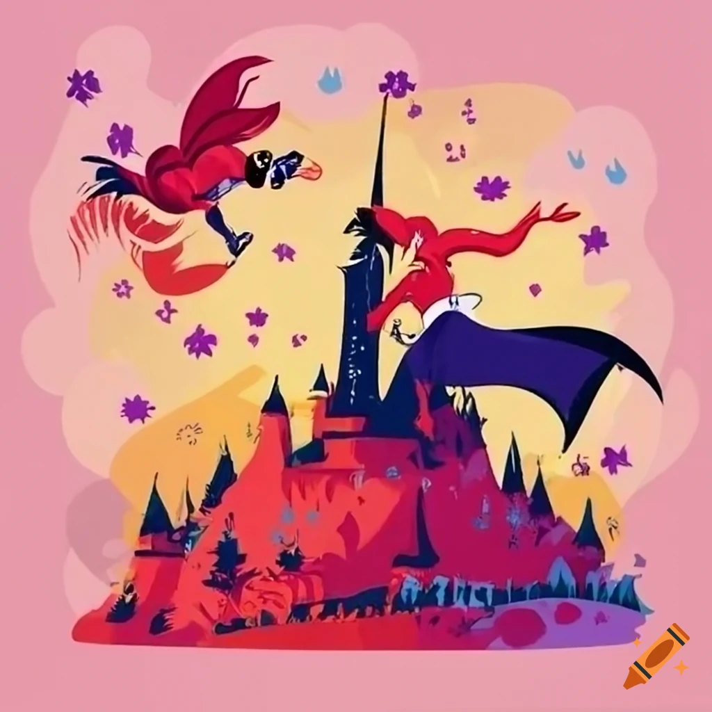 Alternate designs for disney's fantasia on Craiyon