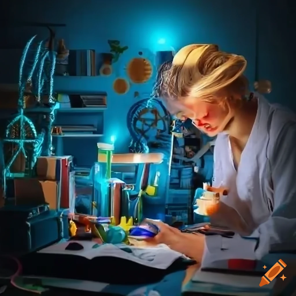 Scientist images created on Craiyon