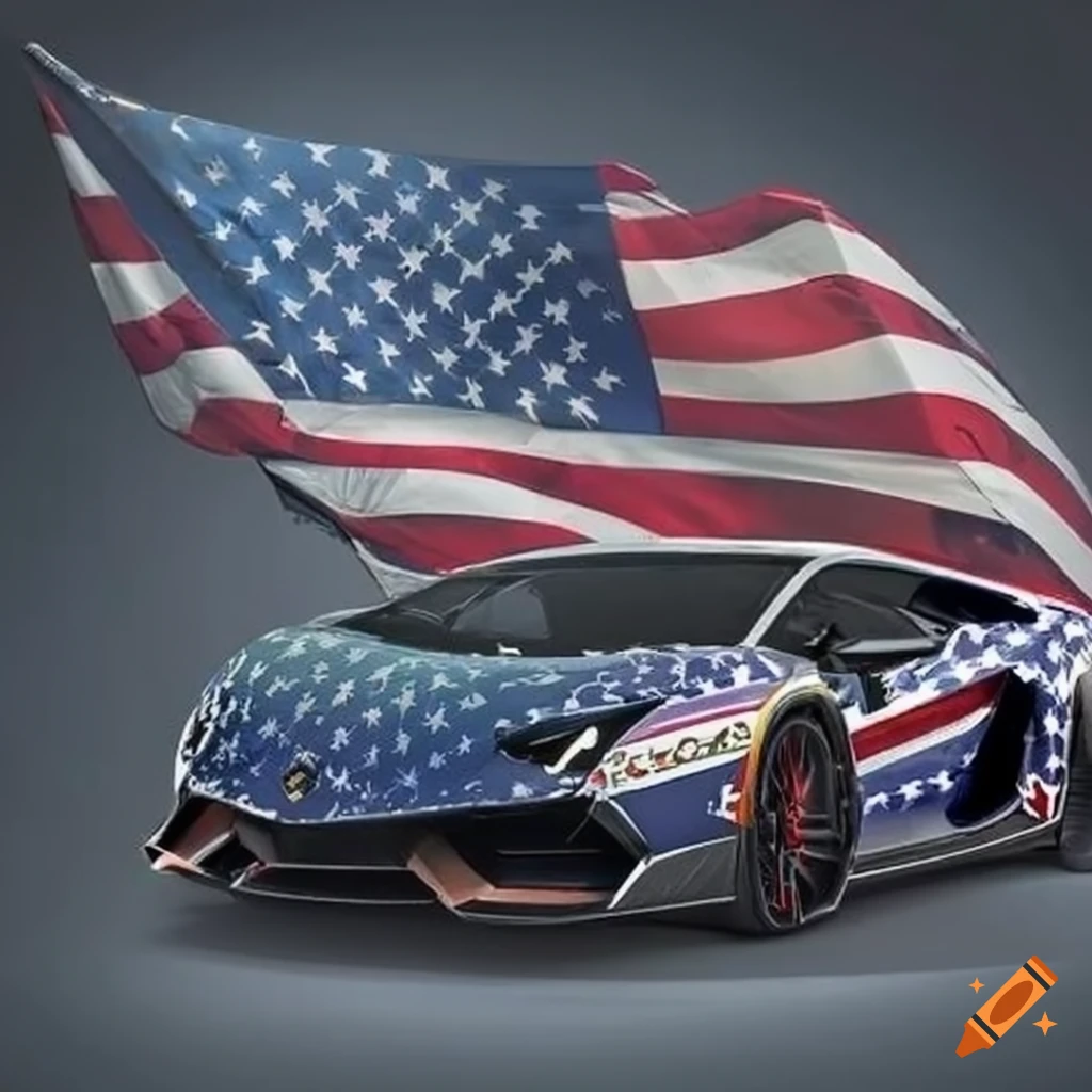 American Flag images created on Craiyon