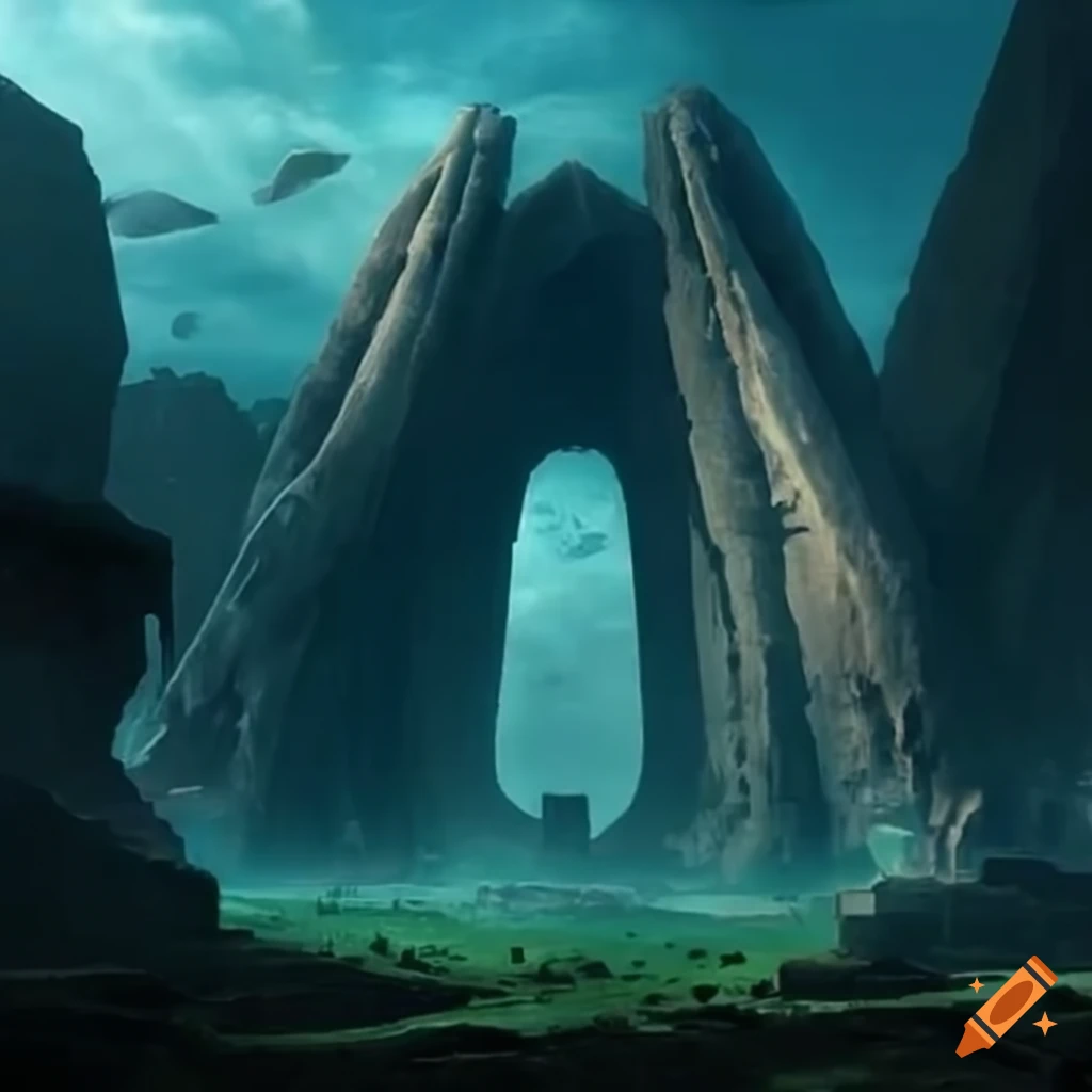 Image of ancient alien ruins