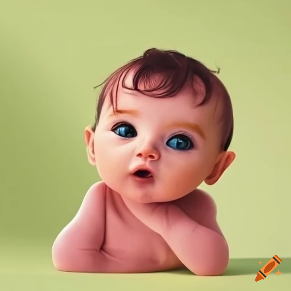 Adorable baby on Craiyon