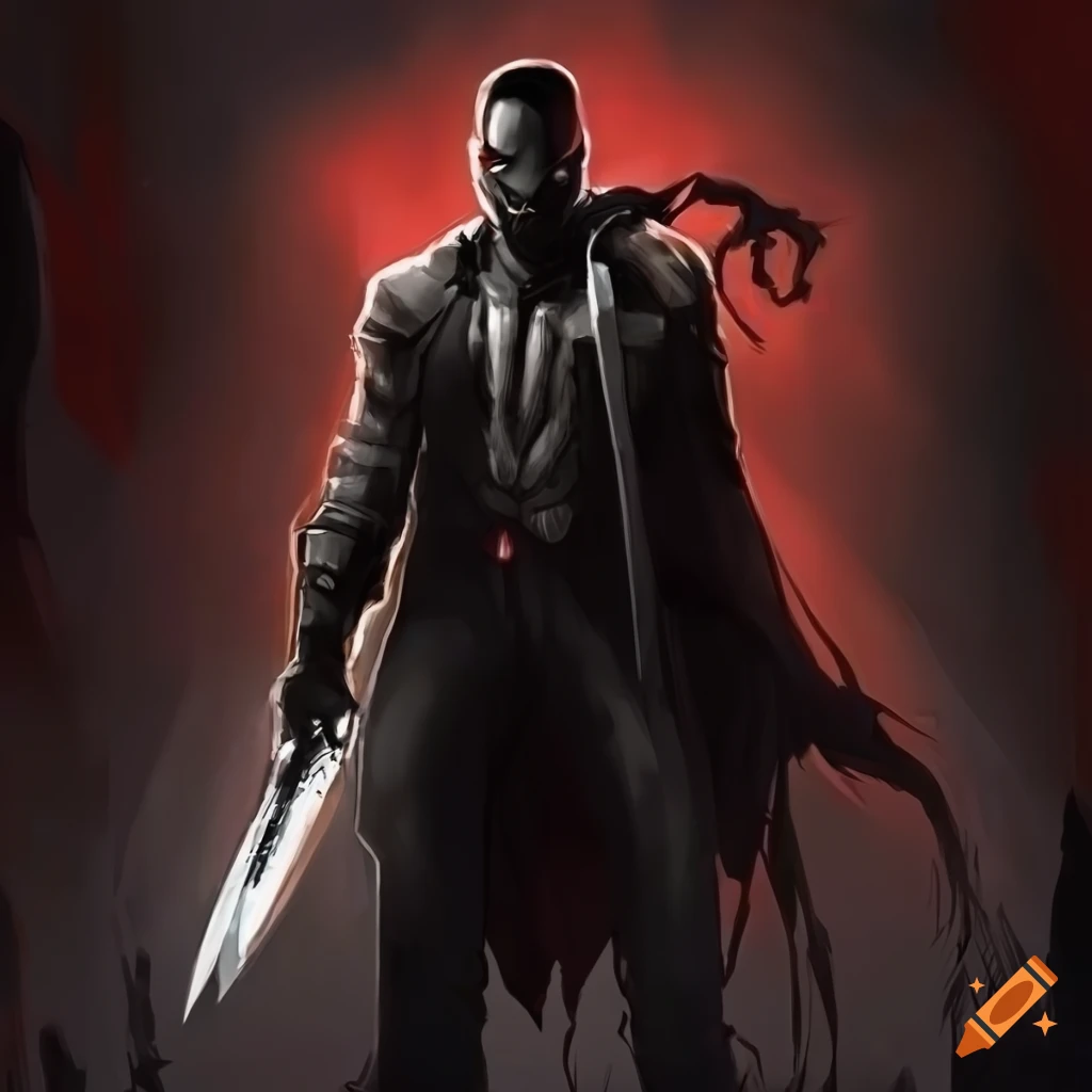 Digital artwork of Marvel Blade the vampire hunter on Craiyon
