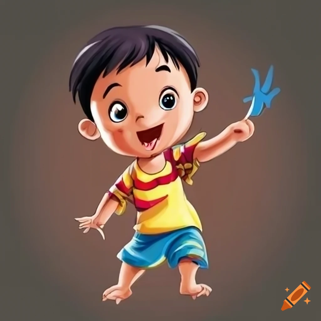 Filipino kid cartoon