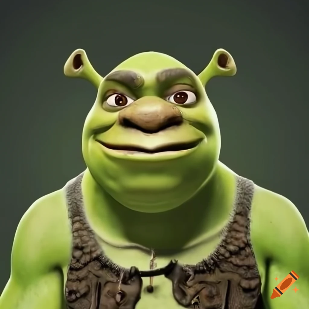 Shrek-style frog character on Craiyon