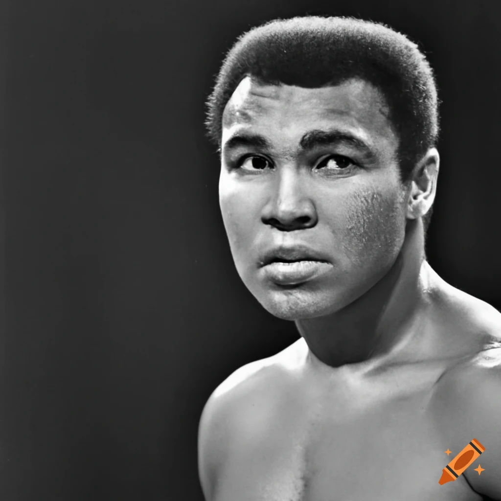 Mohammad ali in a boxing ring