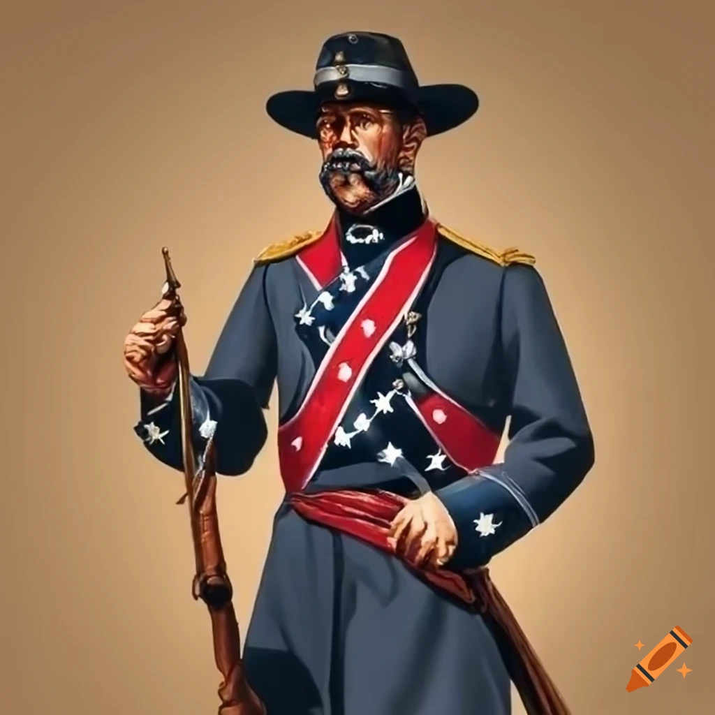 Confederate general uniform