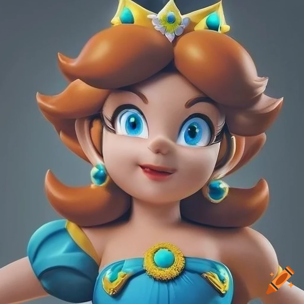 High-resolution portrait of princess daisy on Craiyon