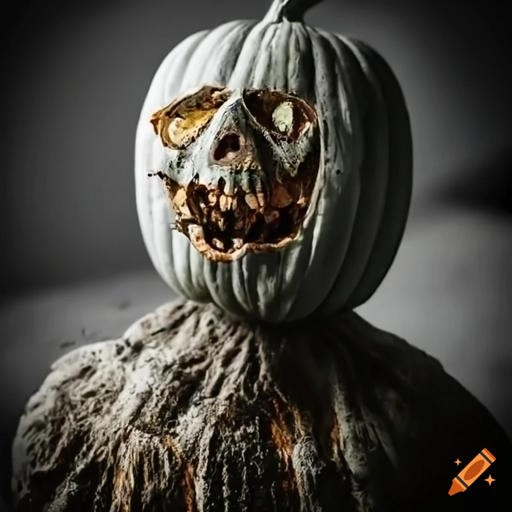 Zombie pumpkin artwork