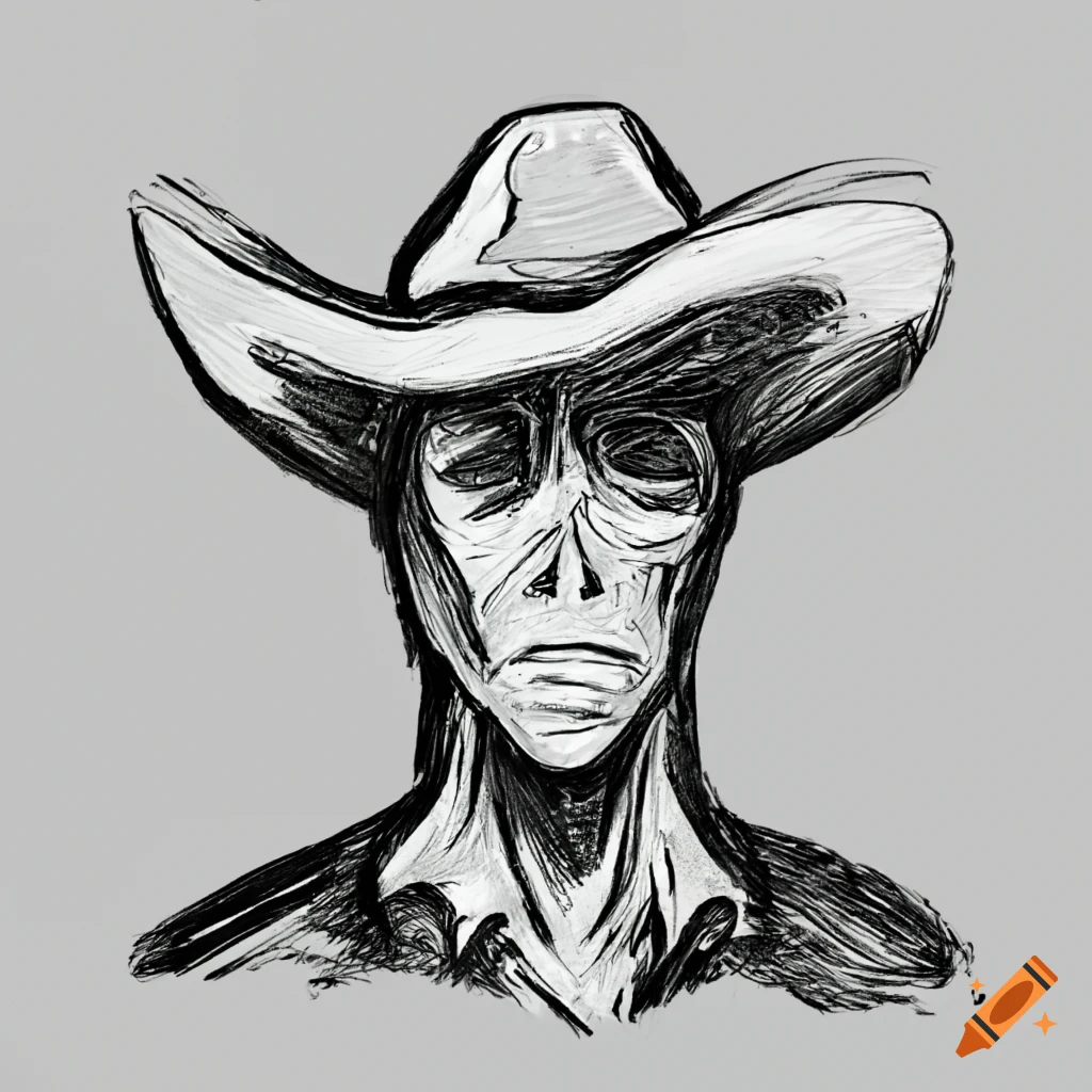 Cowboy alien artwork on Craiyon