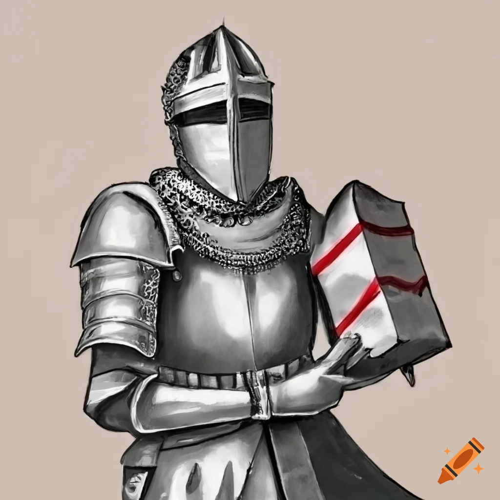 Knight presenting a gift to a princess on Craiyon