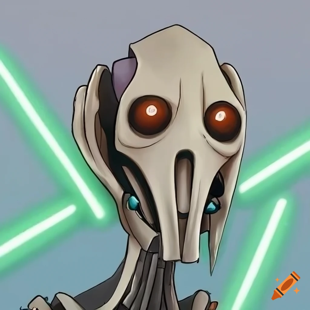 General Grievous Cartoon