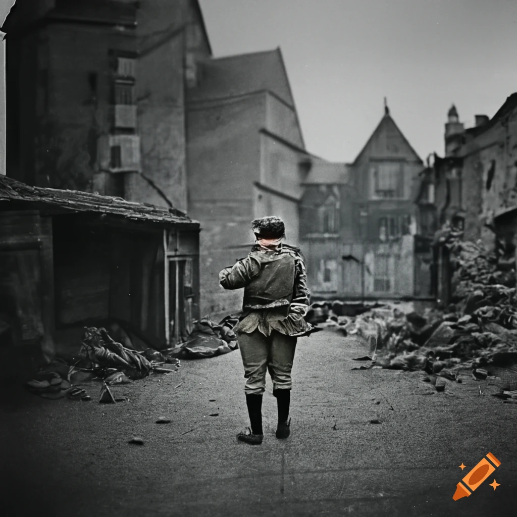 Isometric art of a soldier in World War I on Craiyon