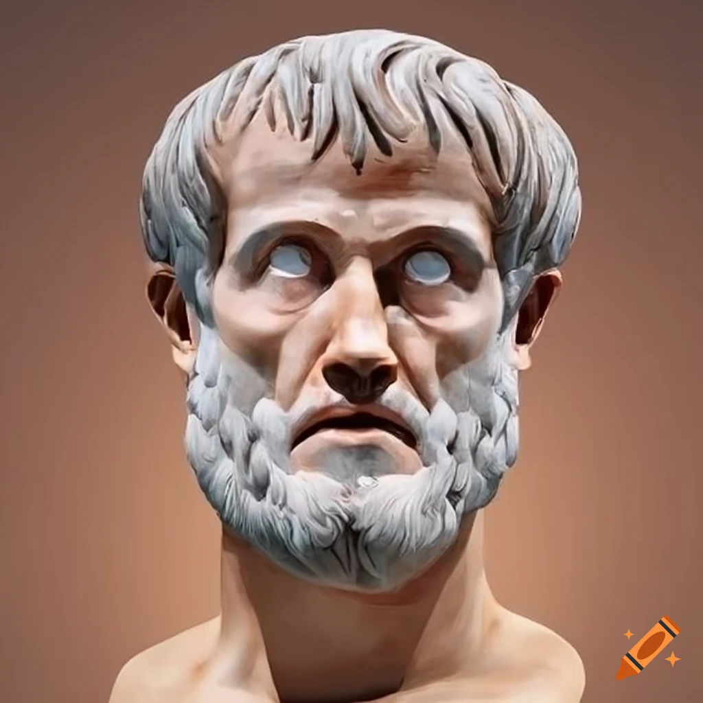 Portrait of aristotle on Craiyon