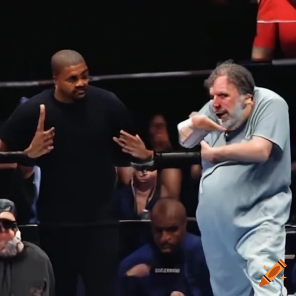 Kanye west boxing match with zizek