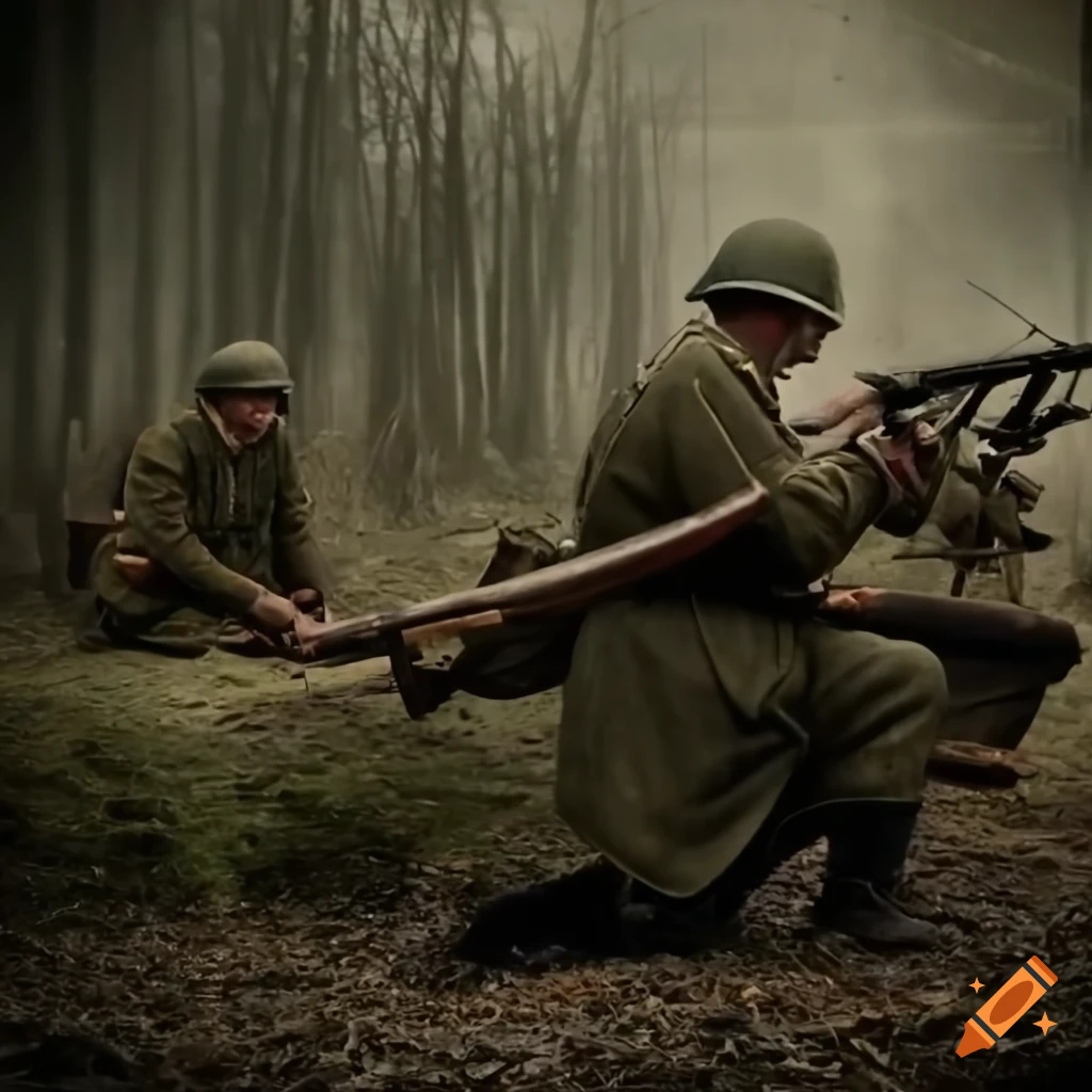 Realistic depiction of world war 1