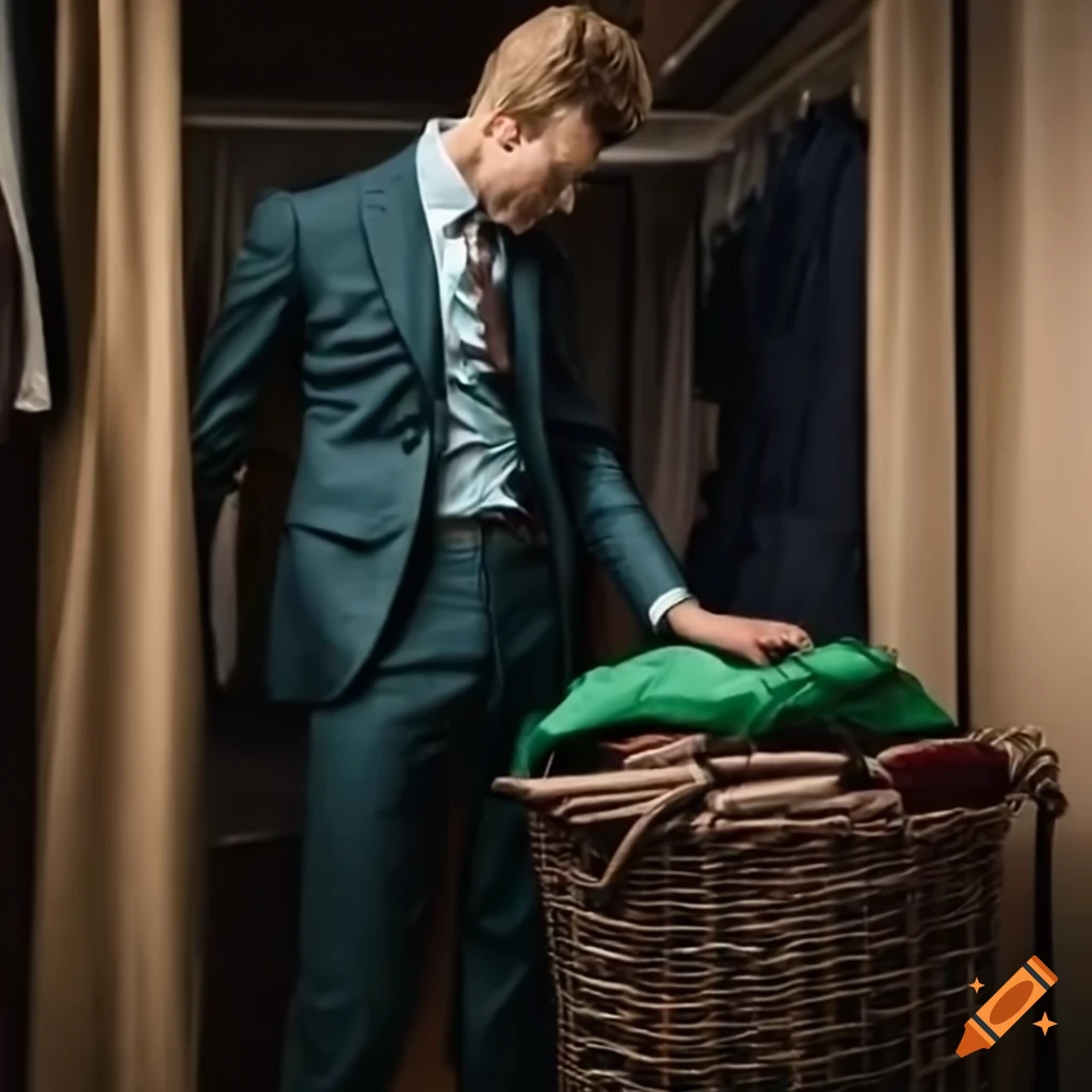 Satirical image of peter pan with clothing