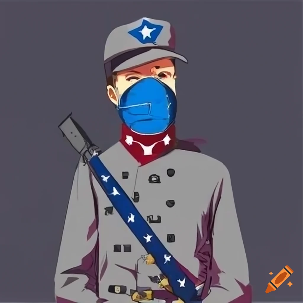 Portrait of a confederate army commander