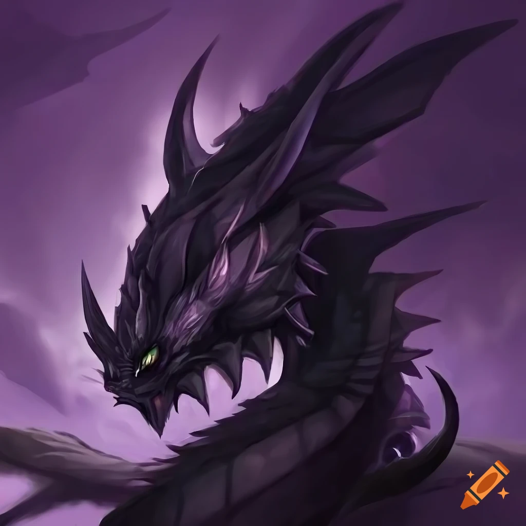 Godlike void dragon artwork