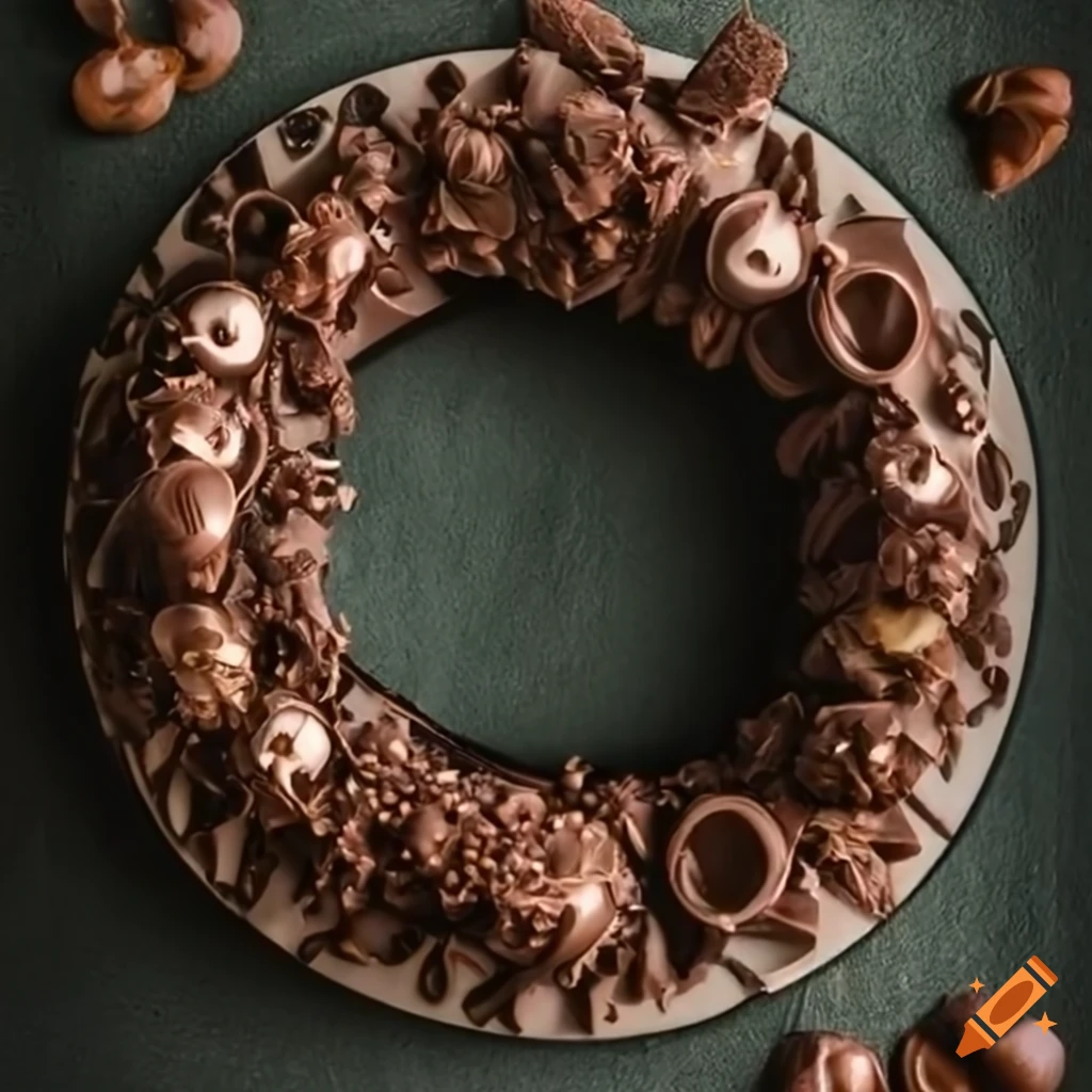 Chocolate wreath