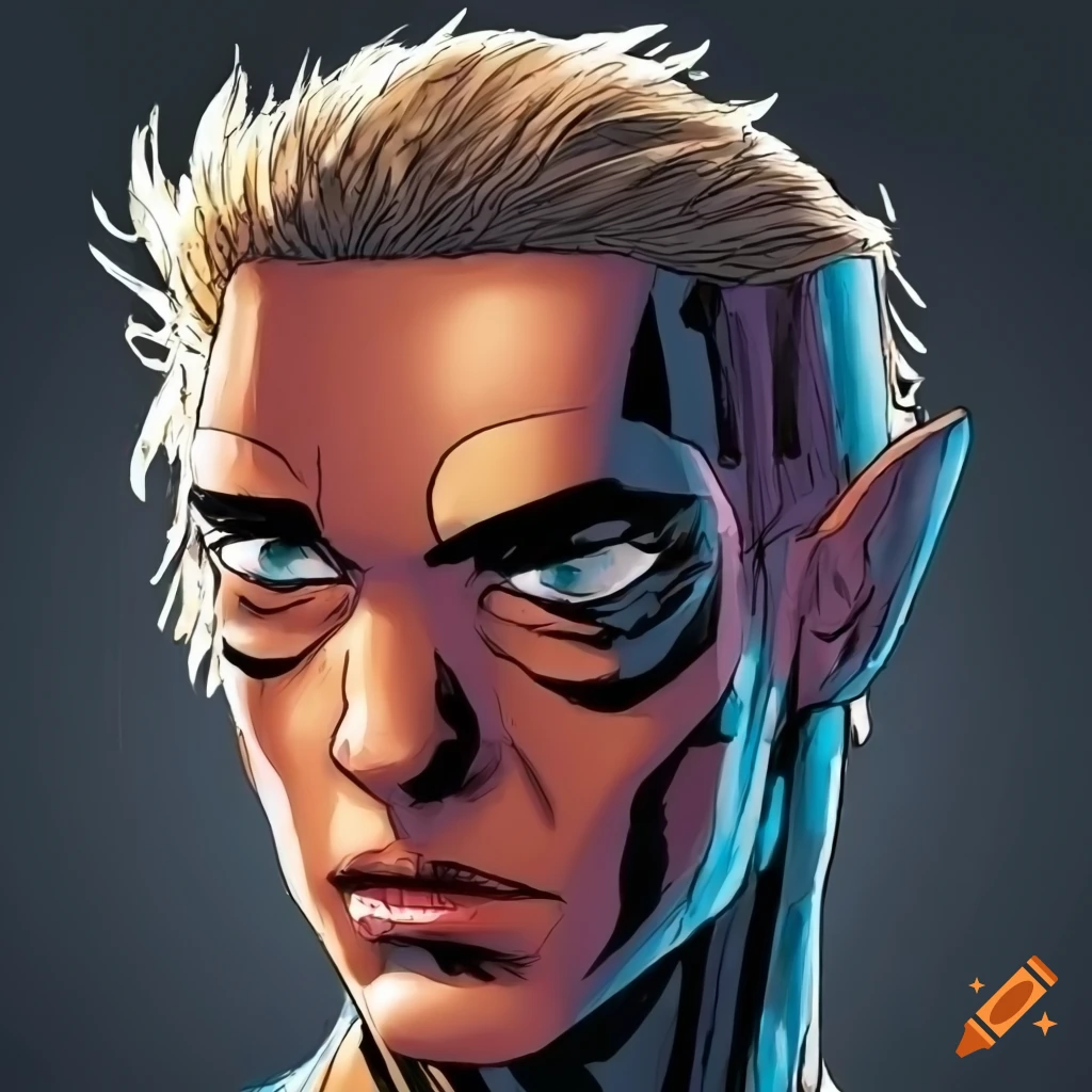 Fan art of a person in marvel style