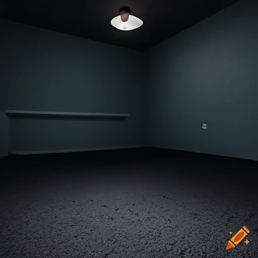 Photo of a dark, clean, and intricate white room