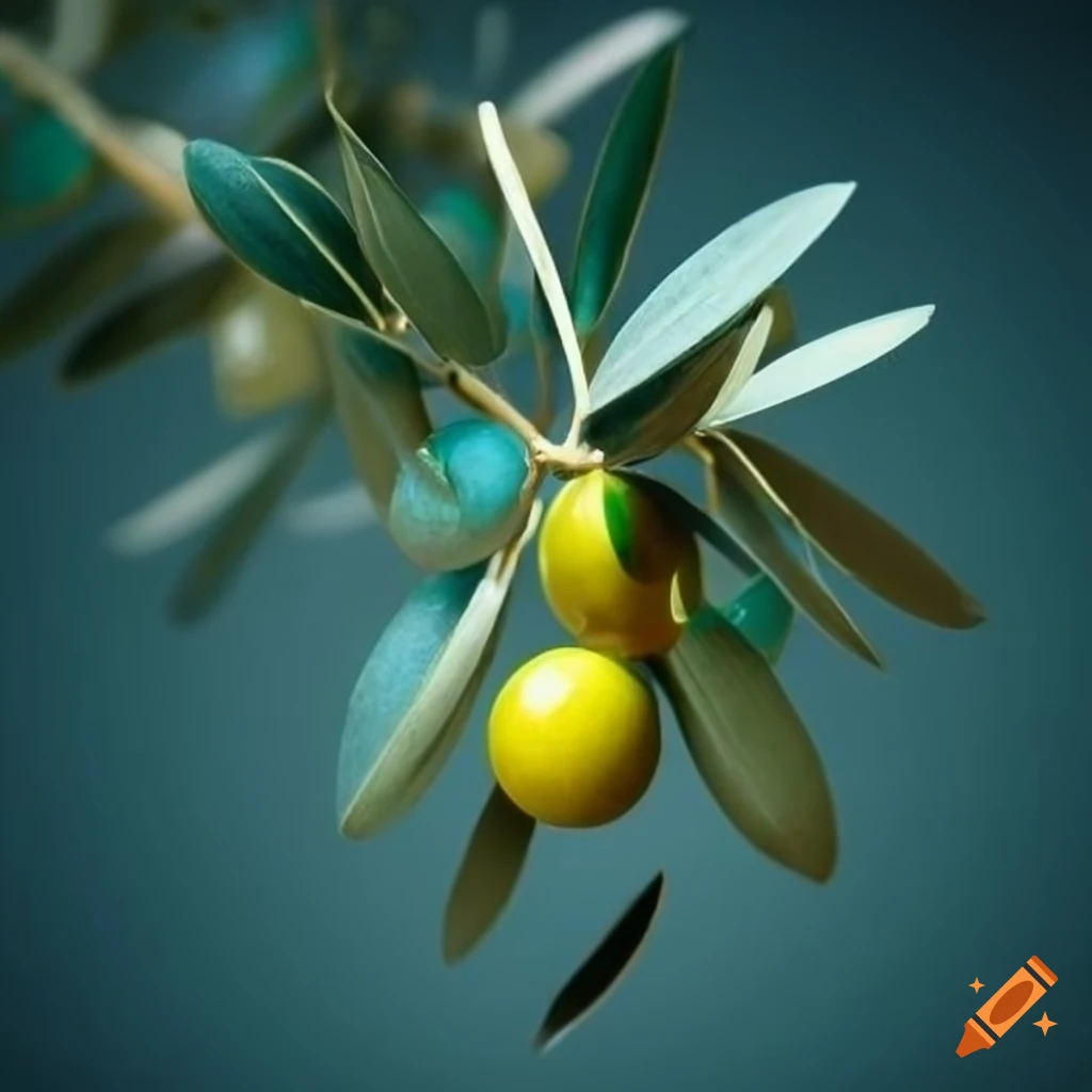 Branch of an olive tree
