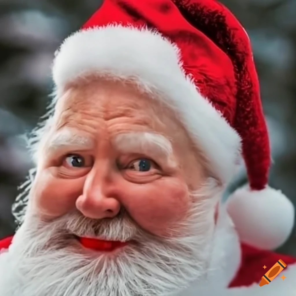 Humorous portrayal of myself as santa claus