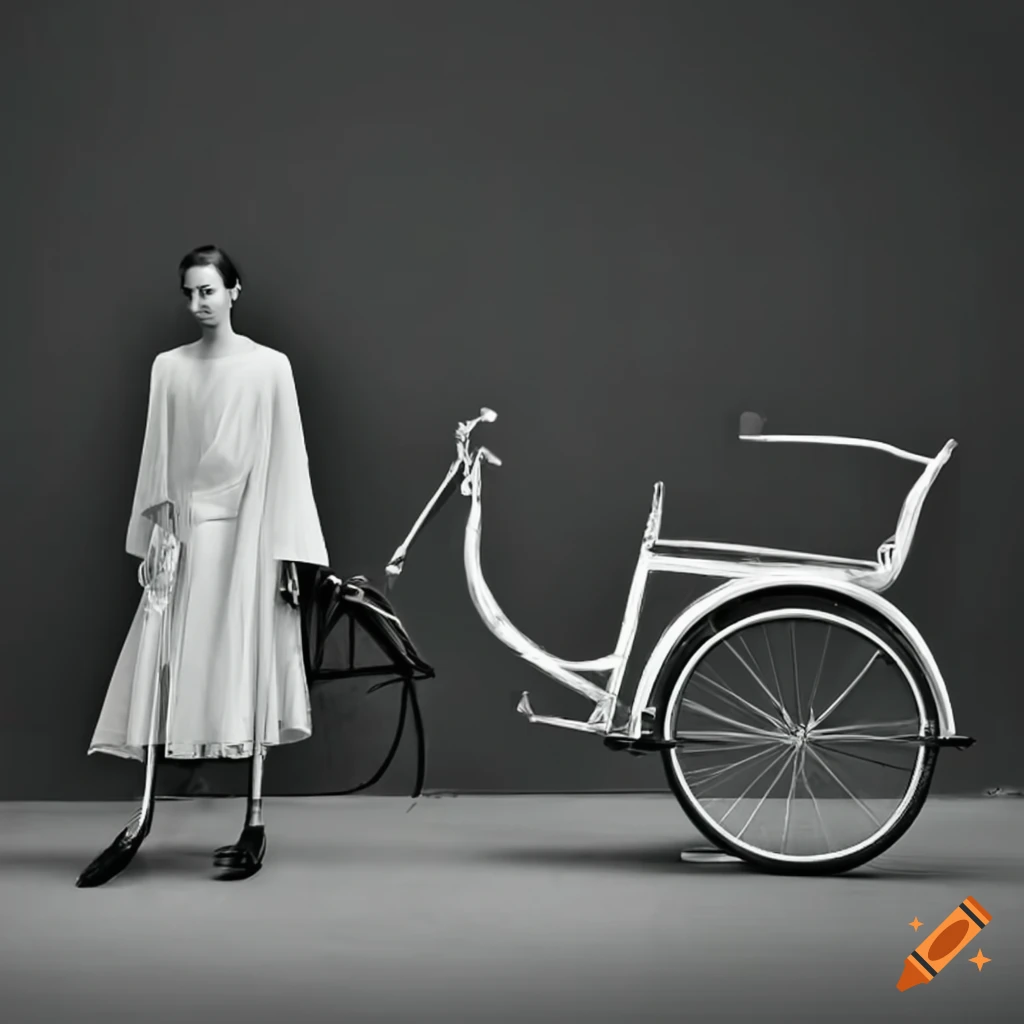 Sleek and modern rickshaw