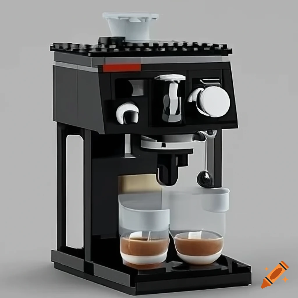 Dalla corte studio lego coffee machine on Craiyon