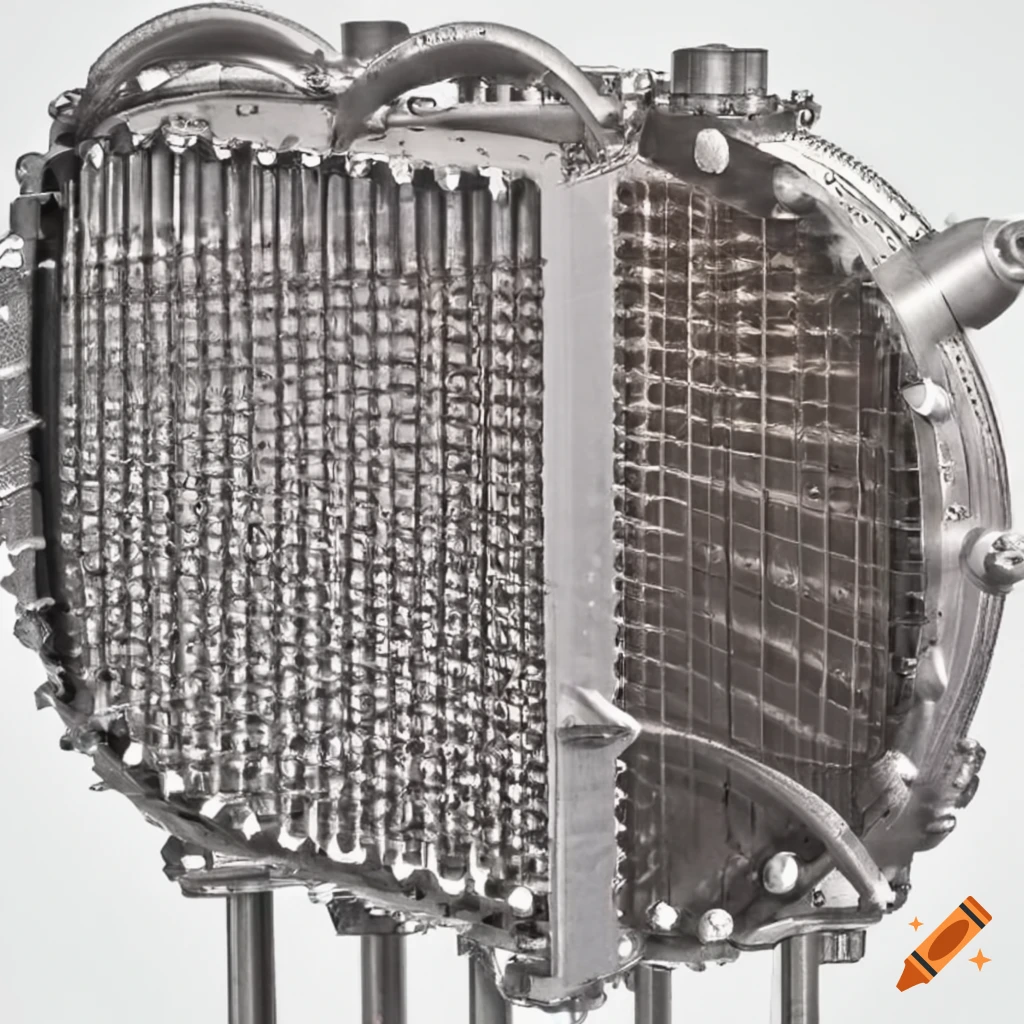 Metal heat exchanger with gyroidal lattice structure