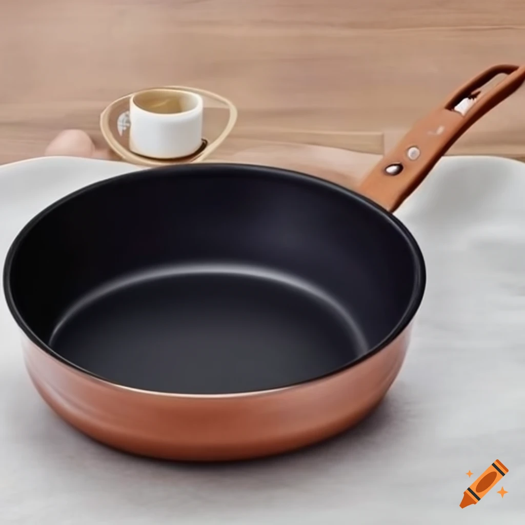 A metal frying pan