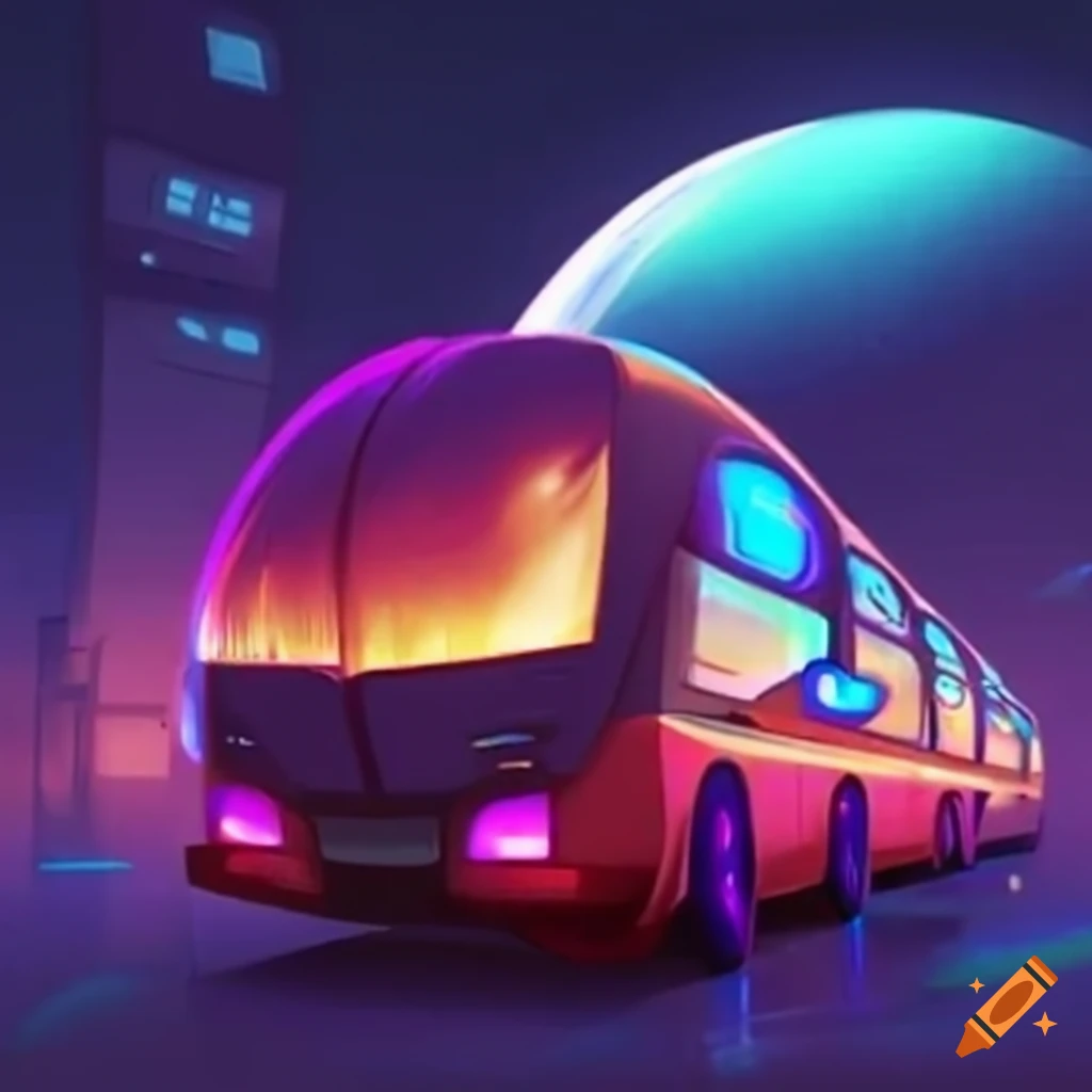 Futuristic bus