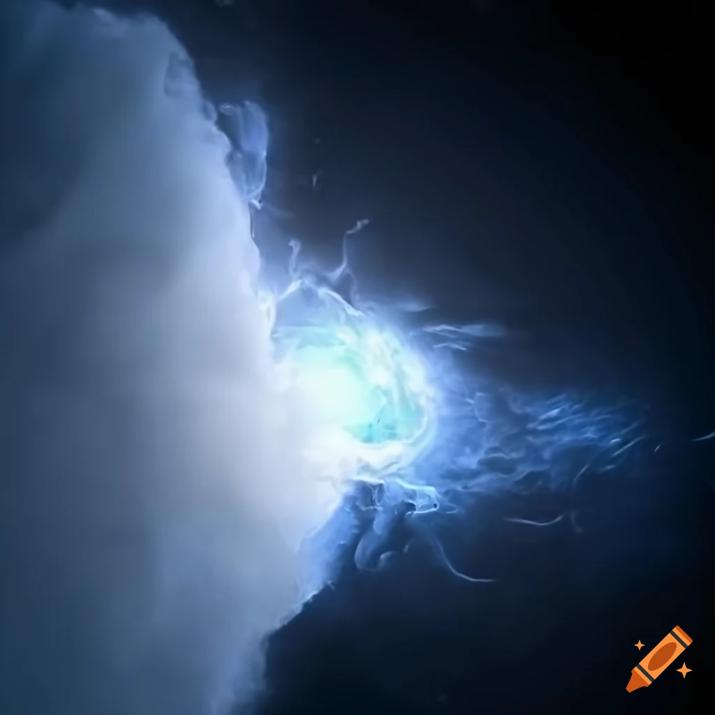 Bright exploding fireworks in the night sky on Craiyon