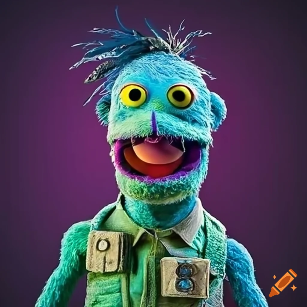 Colorful and unique monster muppet designs