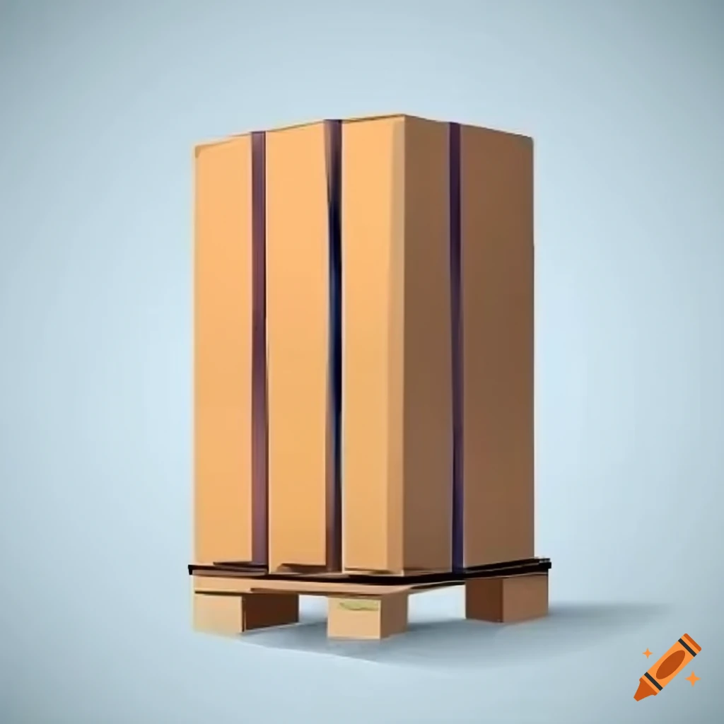 Packing list icon on a pallet