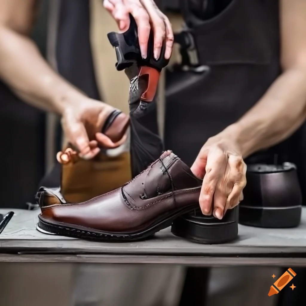 Modern shoe repair shop
