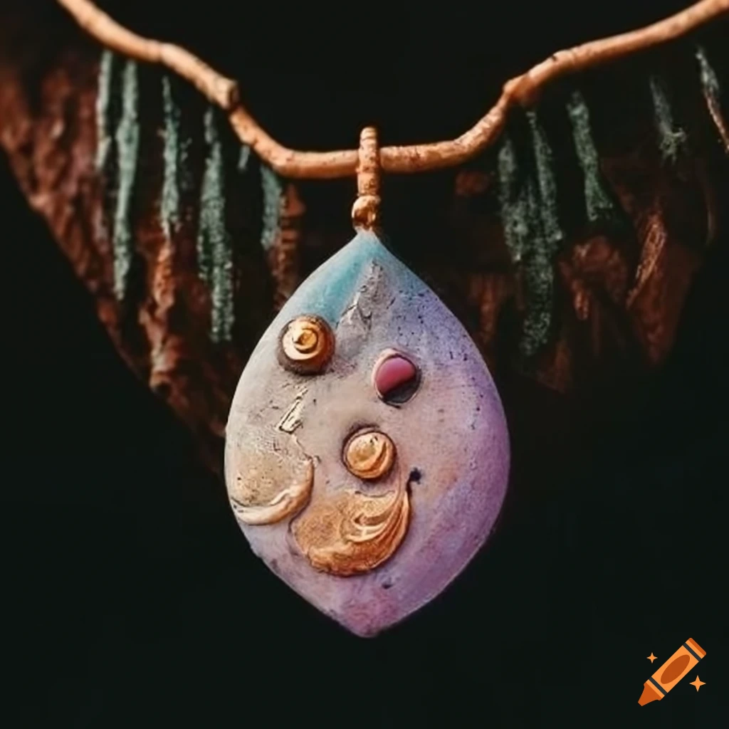 Nature, music and voyage amulet on Craiyon