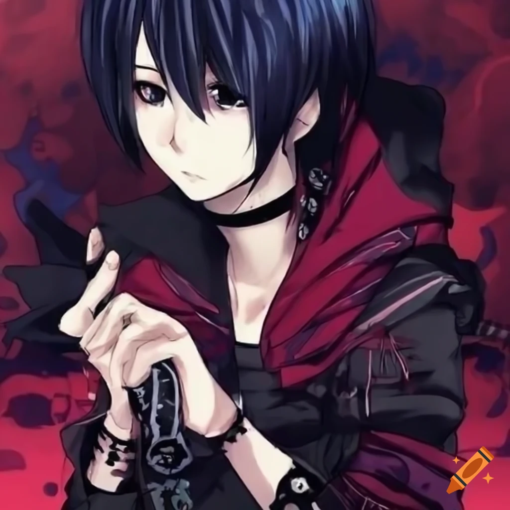 Emo Anime Character On Craiyon