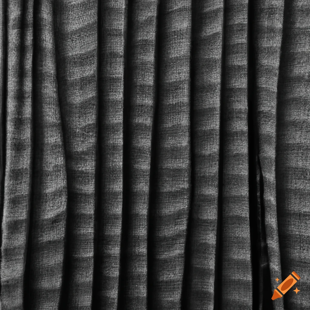 High contrast black and white fabric texture