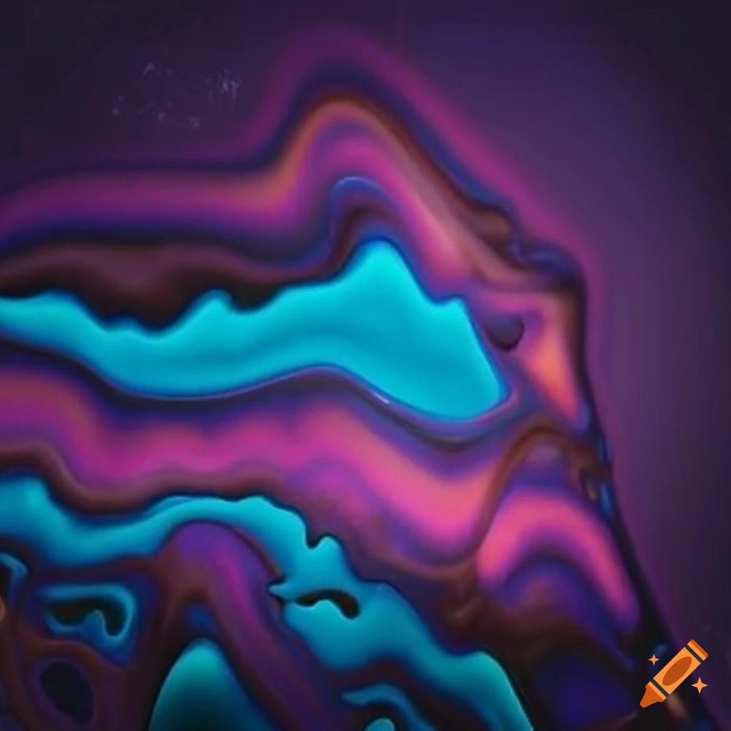 Abstract image of dripping ooze