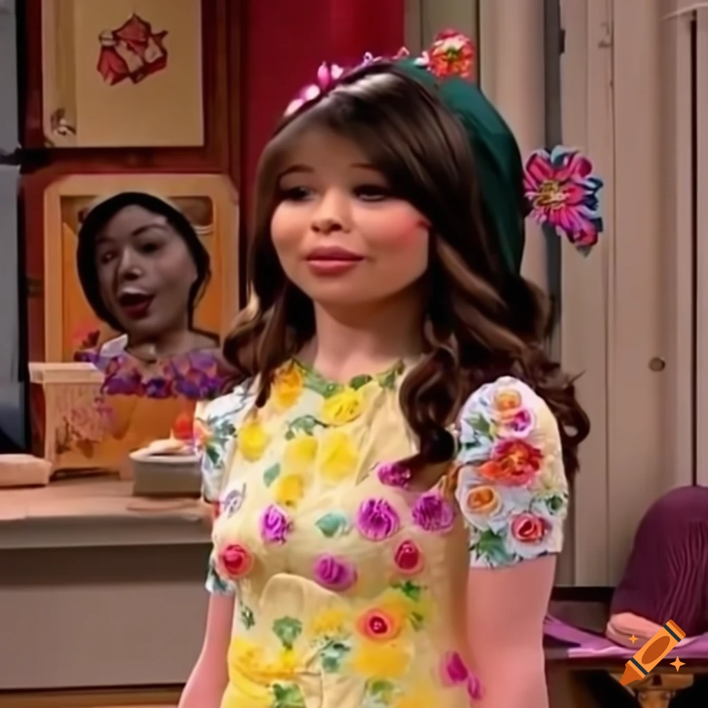 Fashionable outfits from icarly on Craiyon
