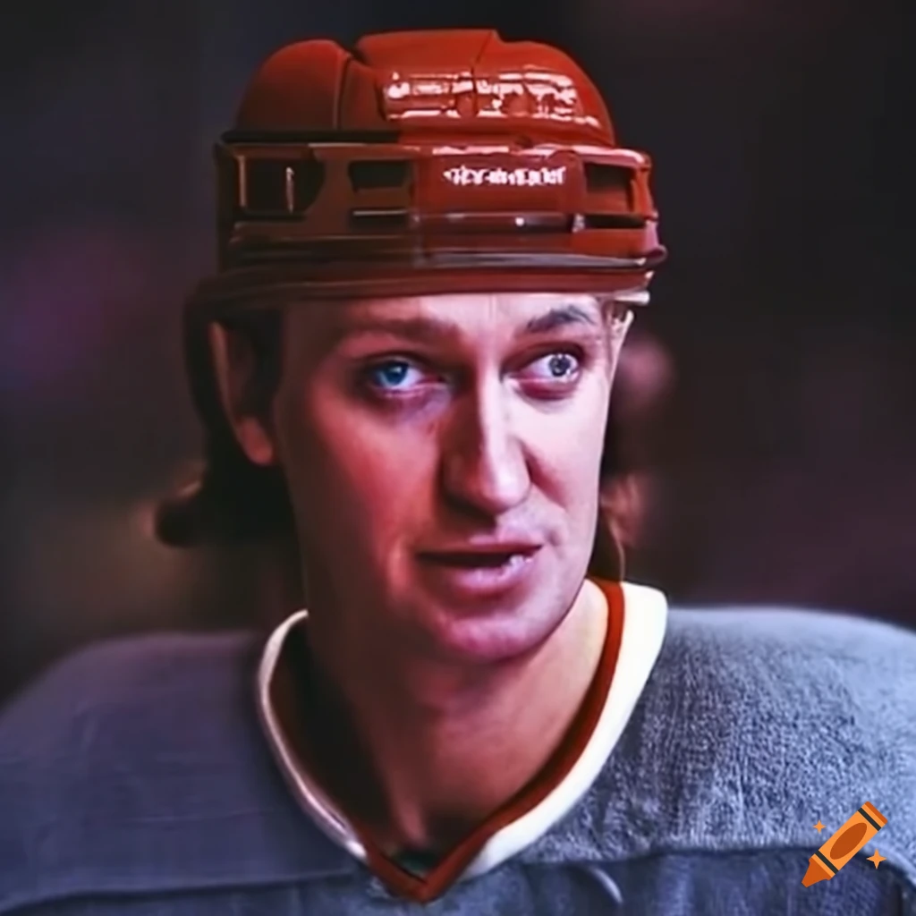 Image of wayne gretzky as an explorer