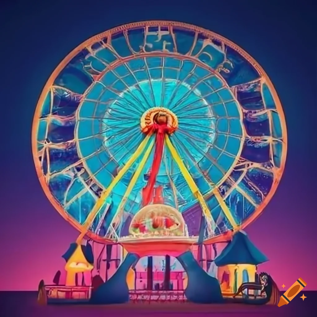 Amusement park with a digestive system theme