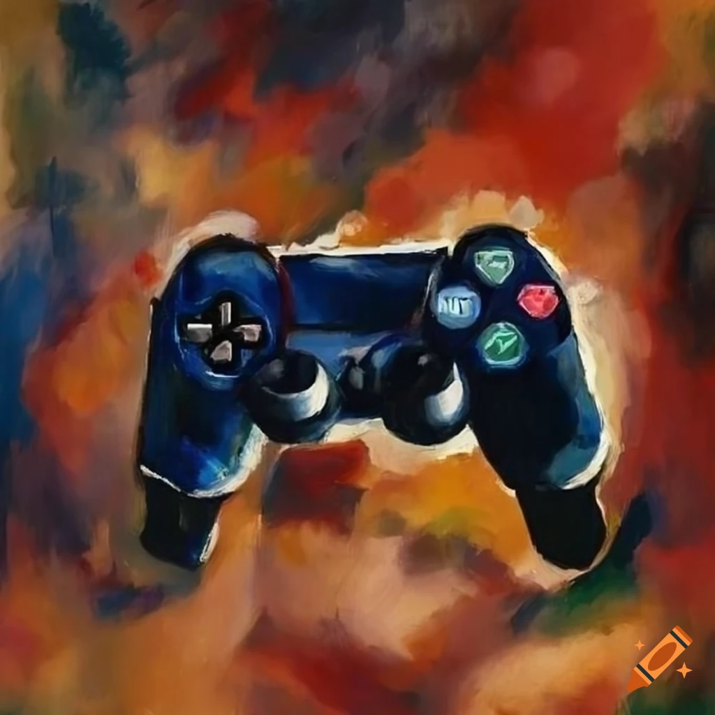 Cezanne's painting of a playstation
