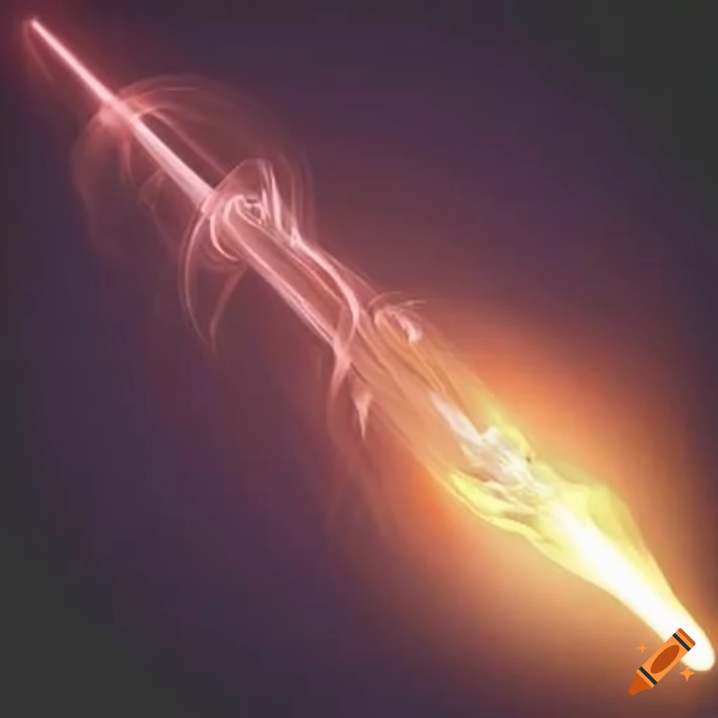 Angel shooting energy beam artwork on Craiyon