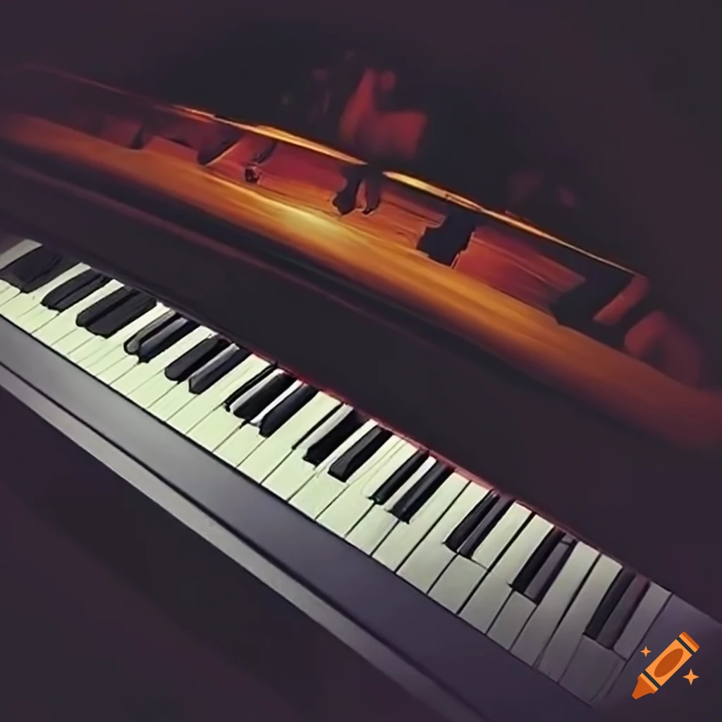 Jazz piano performance on Craiyon